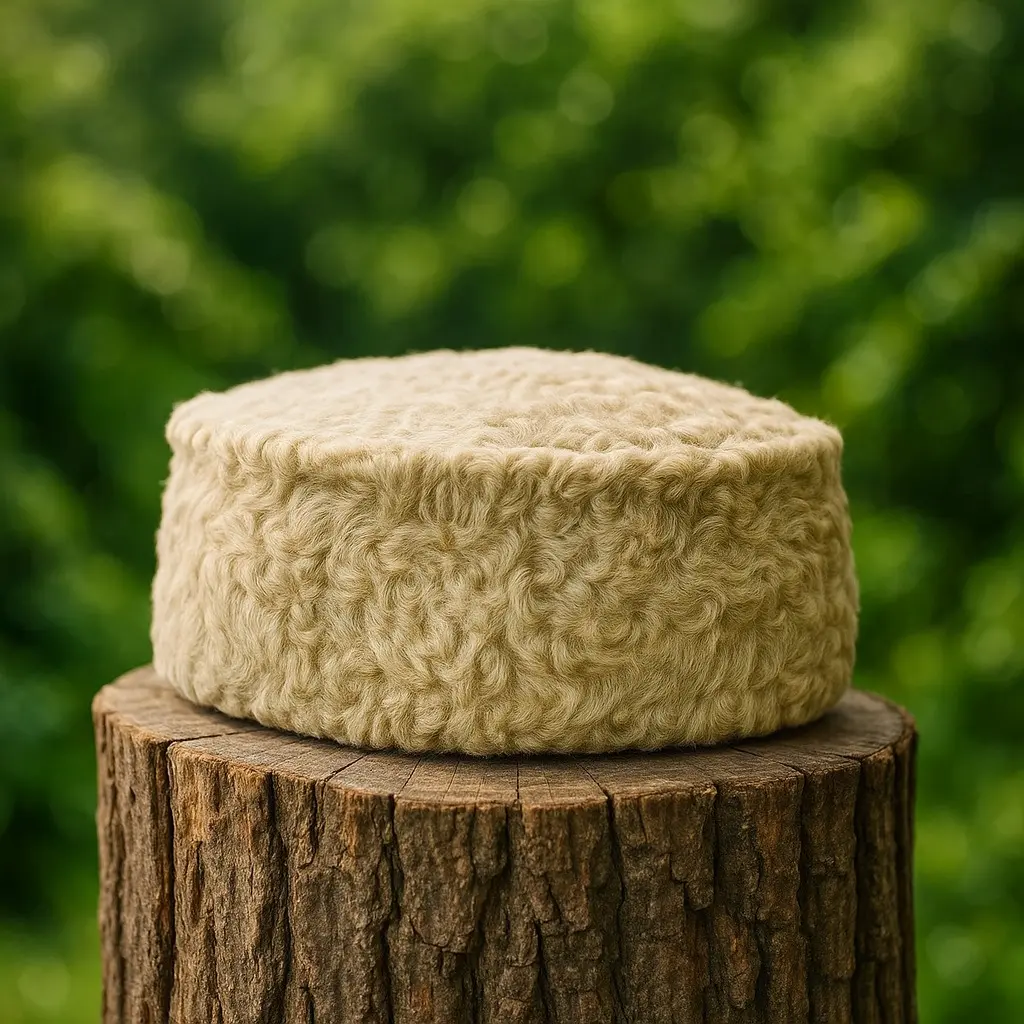 Cream Kashmiri Karakul Cap